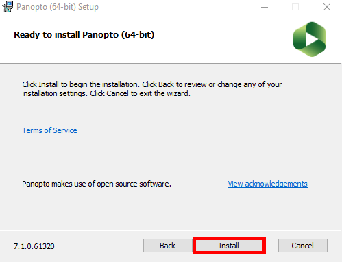 How to Download and Install Panopto for Windows