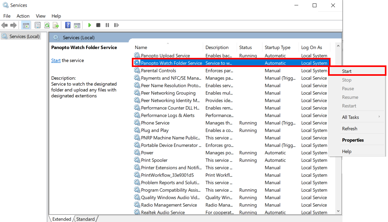 How to Install Multiple Instances of the Panopto Watch Folder Service
