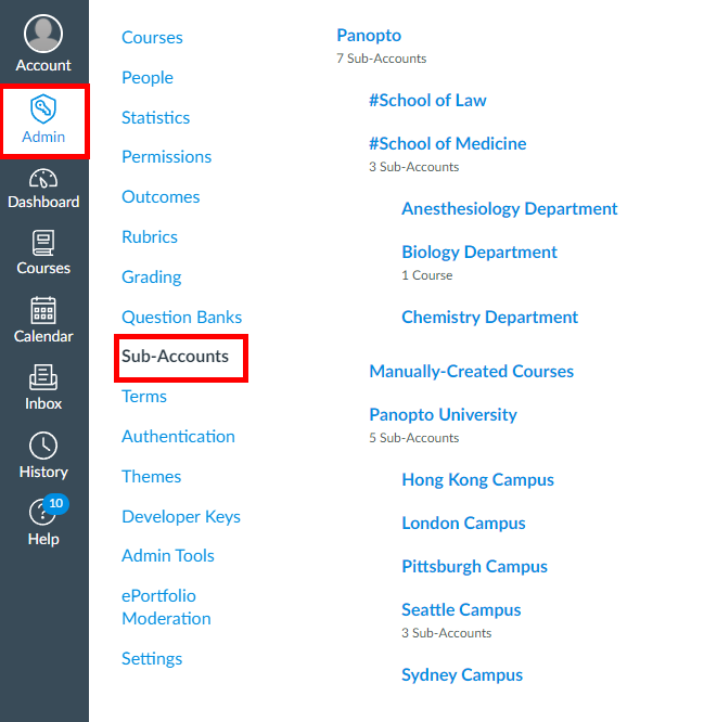 Learn About LMS Course Structure Mirroring in Panopto when Using Canvas ...